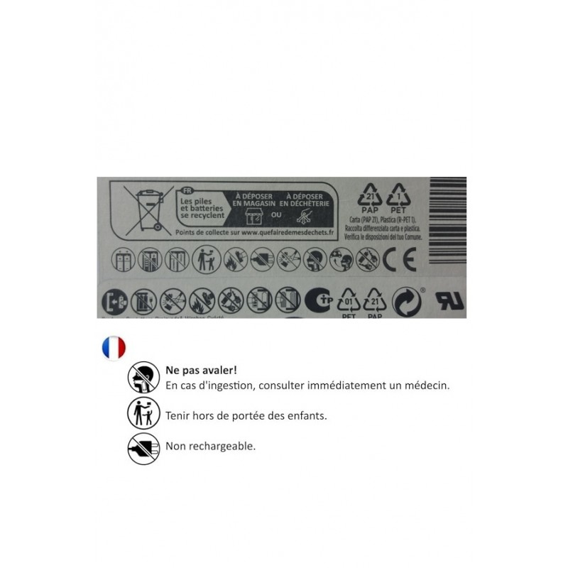 Varta 46708 CR1/2AA / 1/2 AA (Mignon) (6127) - Pile lithium-dioxyde de ...